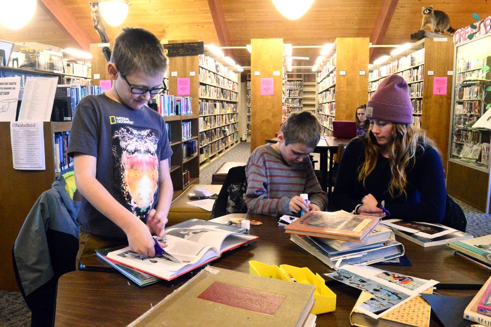 Kids give spring break the old collage try | News, Sports, Jobs ...